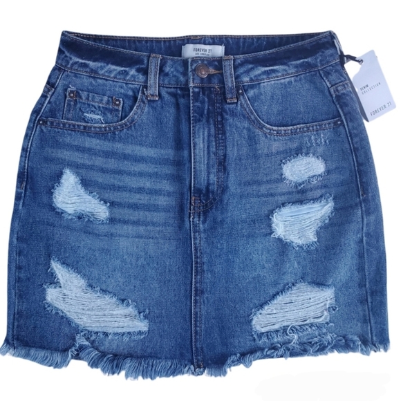 Forever 21 Jean Skirt